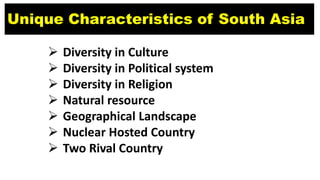 Political History of South Asia | PPTX