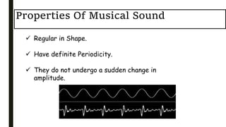 Classification and Characteristics of sound | PPTX