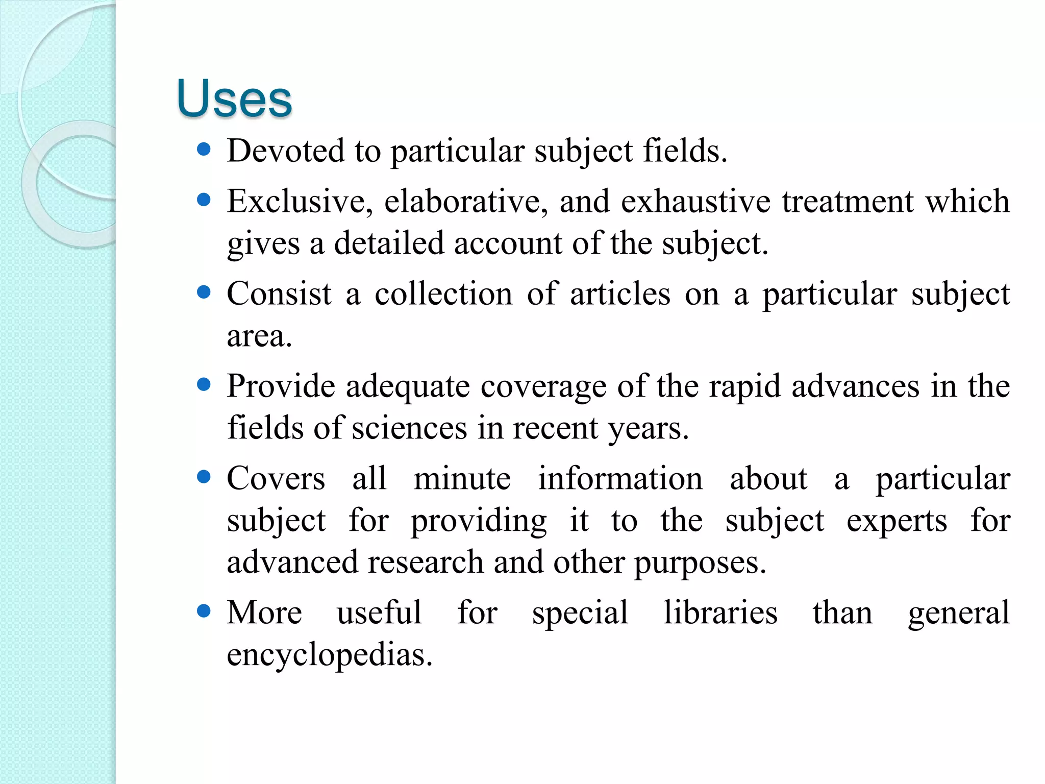 Encyclopedias | PPTX