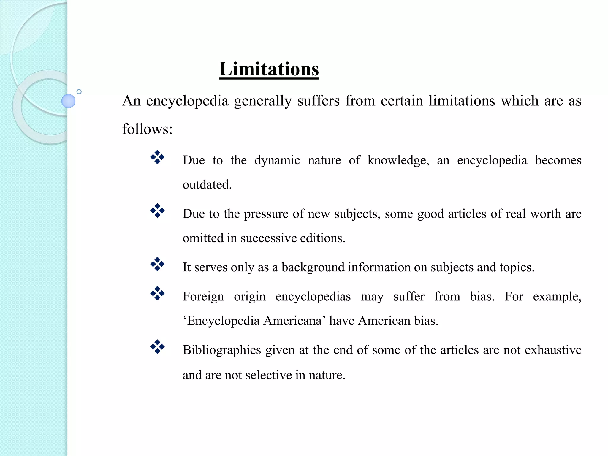Encyclopedias | PPTX