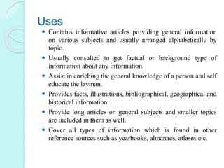 Encyclopedias | PPTX