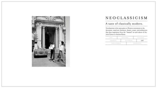 Neoclassical to visual branding | PPT
