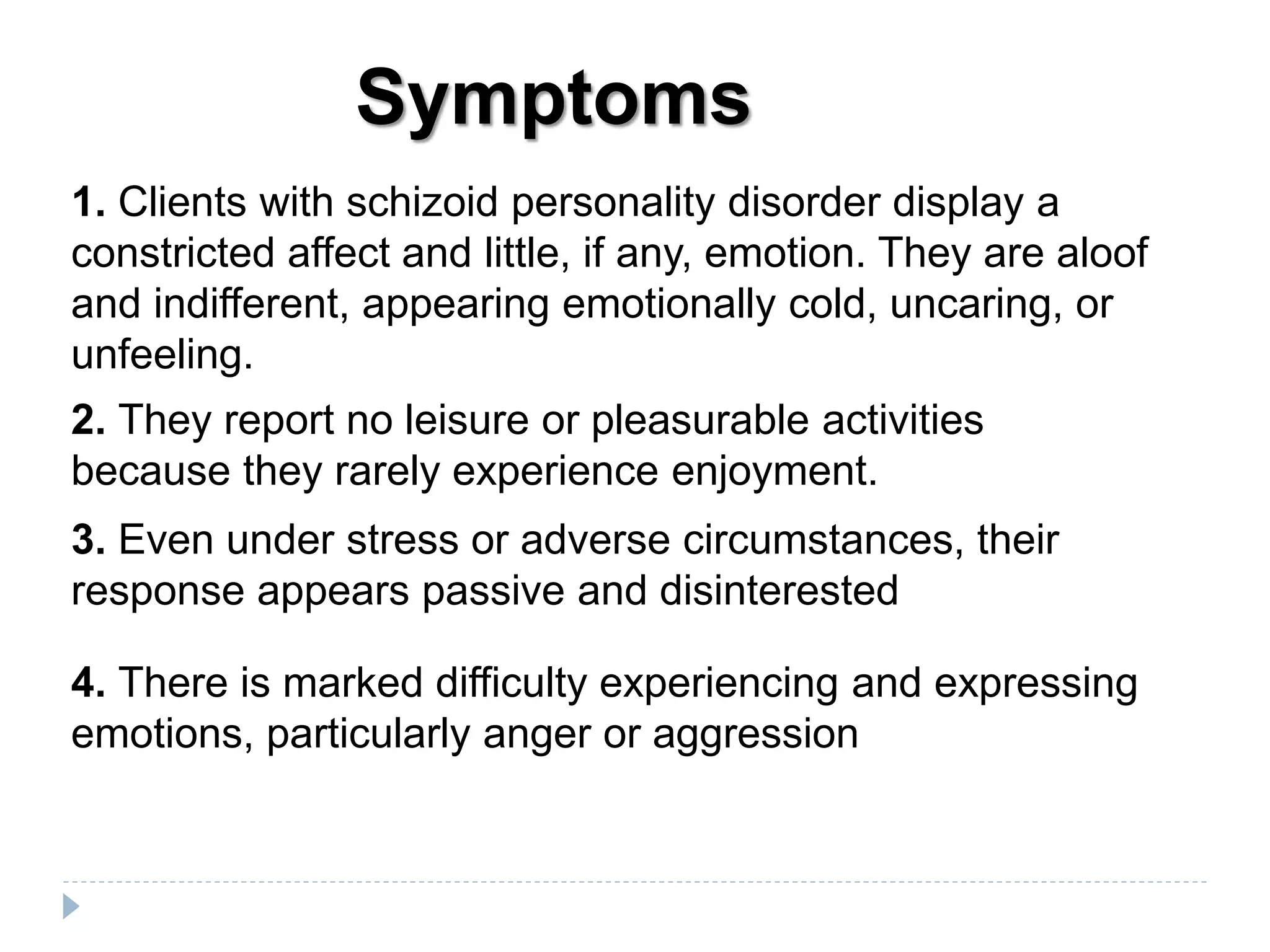 schizoid personality disorder | PPTX