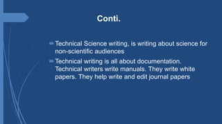 Scientific and Technical Wrting | PPTX