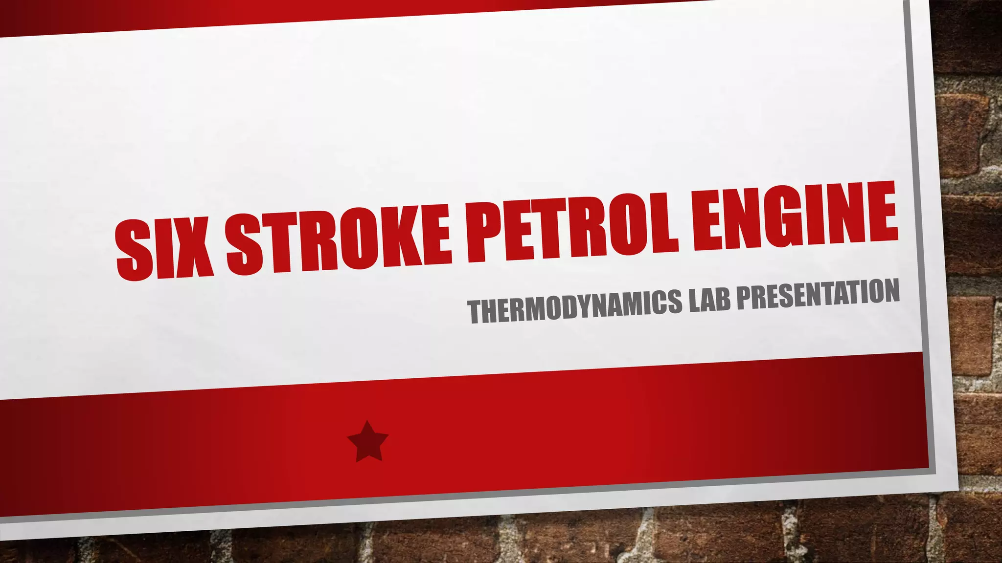 six stroke engine | PPT