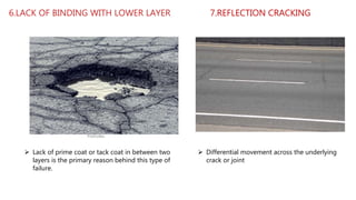 Failures in flexible pavement | PPTX