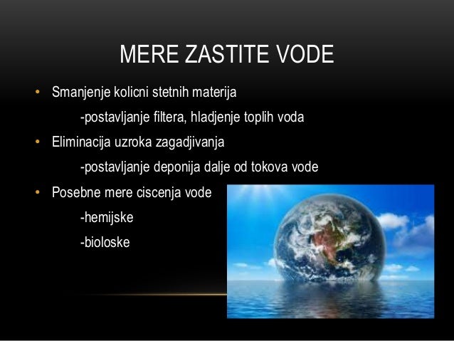 zagadjenje i zastita vode-pollution water