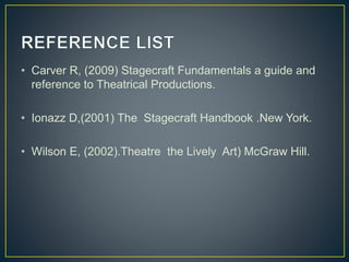 STAGE RIGGING | PPTX