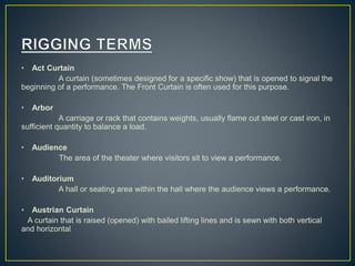 STAGE RIGGING | PPTX