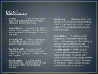 STAGE RIGGING | PPTX