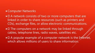 Network and it's Uses | PPT