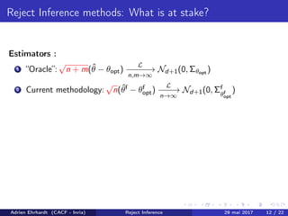 Reject Inference in Credit Scoring | PPT