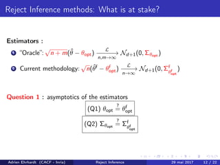 Reject Inference in Credit Scoring | PPT