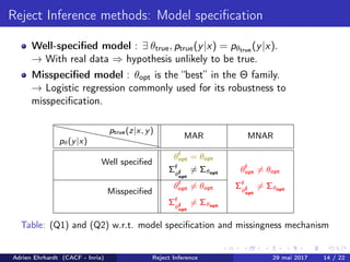 Reject Inference in Credit Scoring | PPT