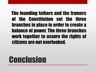 three branches of the government | PPTX