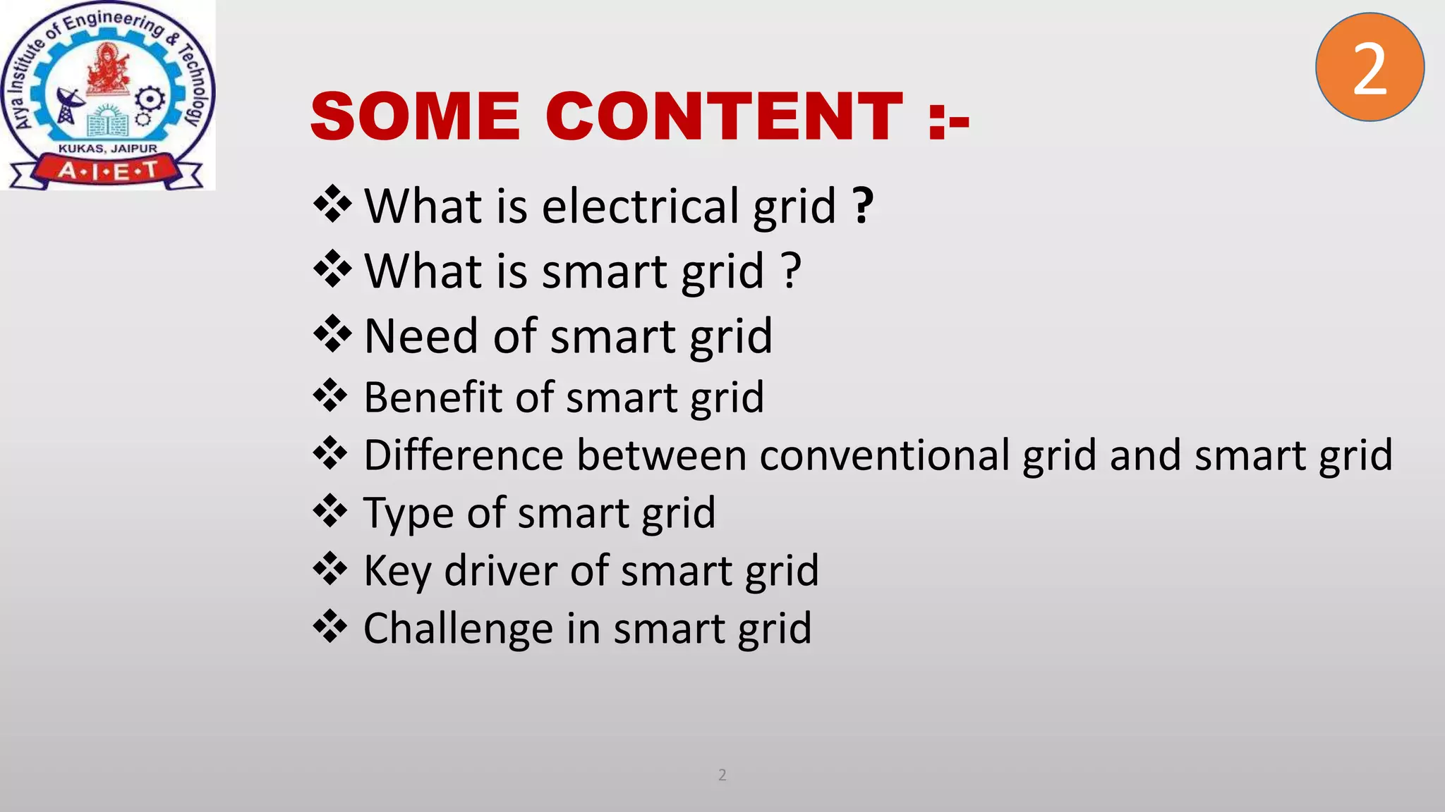 SMART GRID TECHNOLOGY | PPTX