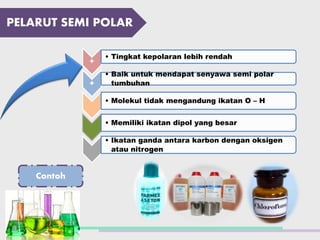 Polaritas solvent | PPTX