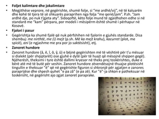 Dialektet e gjuhes shqipe dhe rendesia e tyre | PPTX