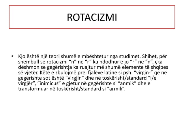 Dialektet e gjuhes shqipe dhe rendesia e tyre | PPTX