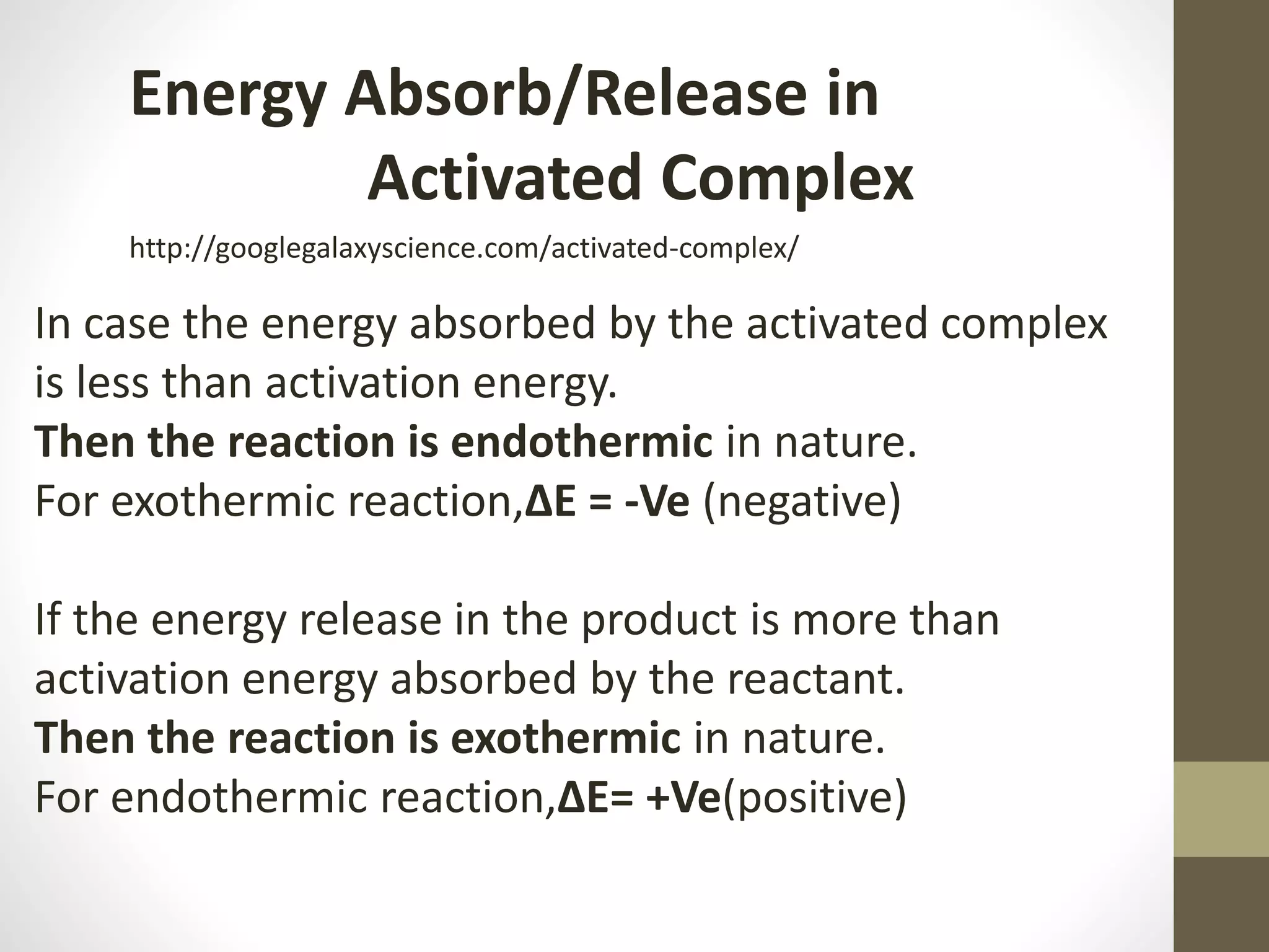 Activated Complex | Google Science | PPTX