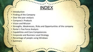 Case Study of Microsoft ! | PPT