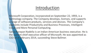 Case Study of Microsoft ! | PPT