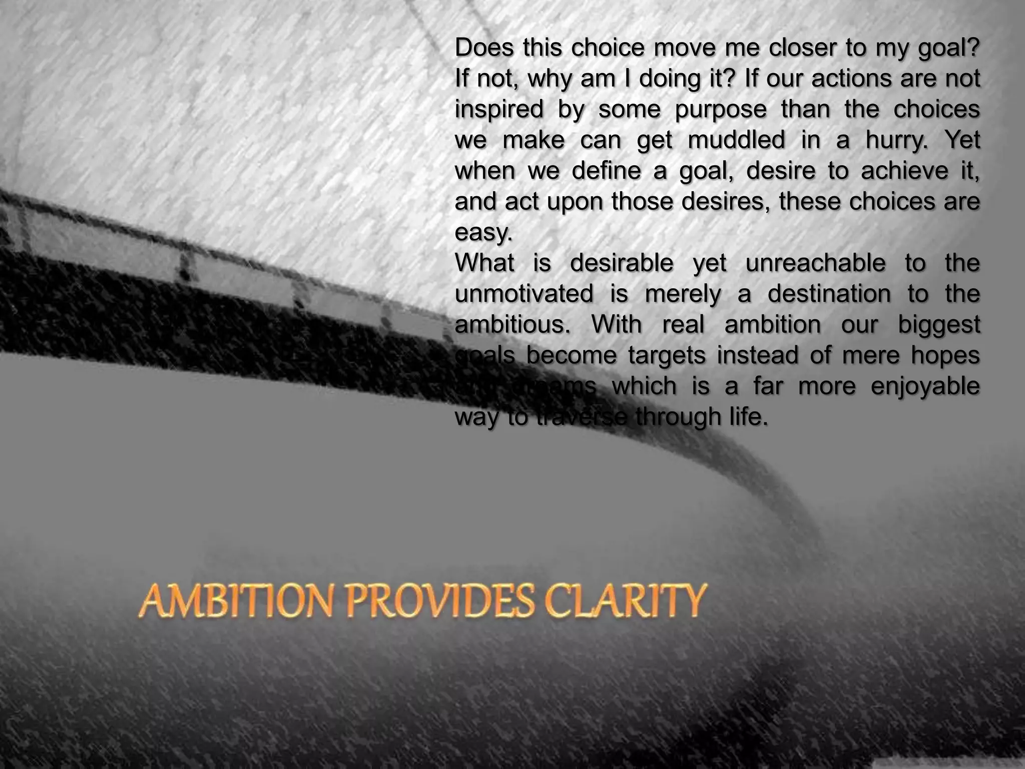 Ambition | PPTX