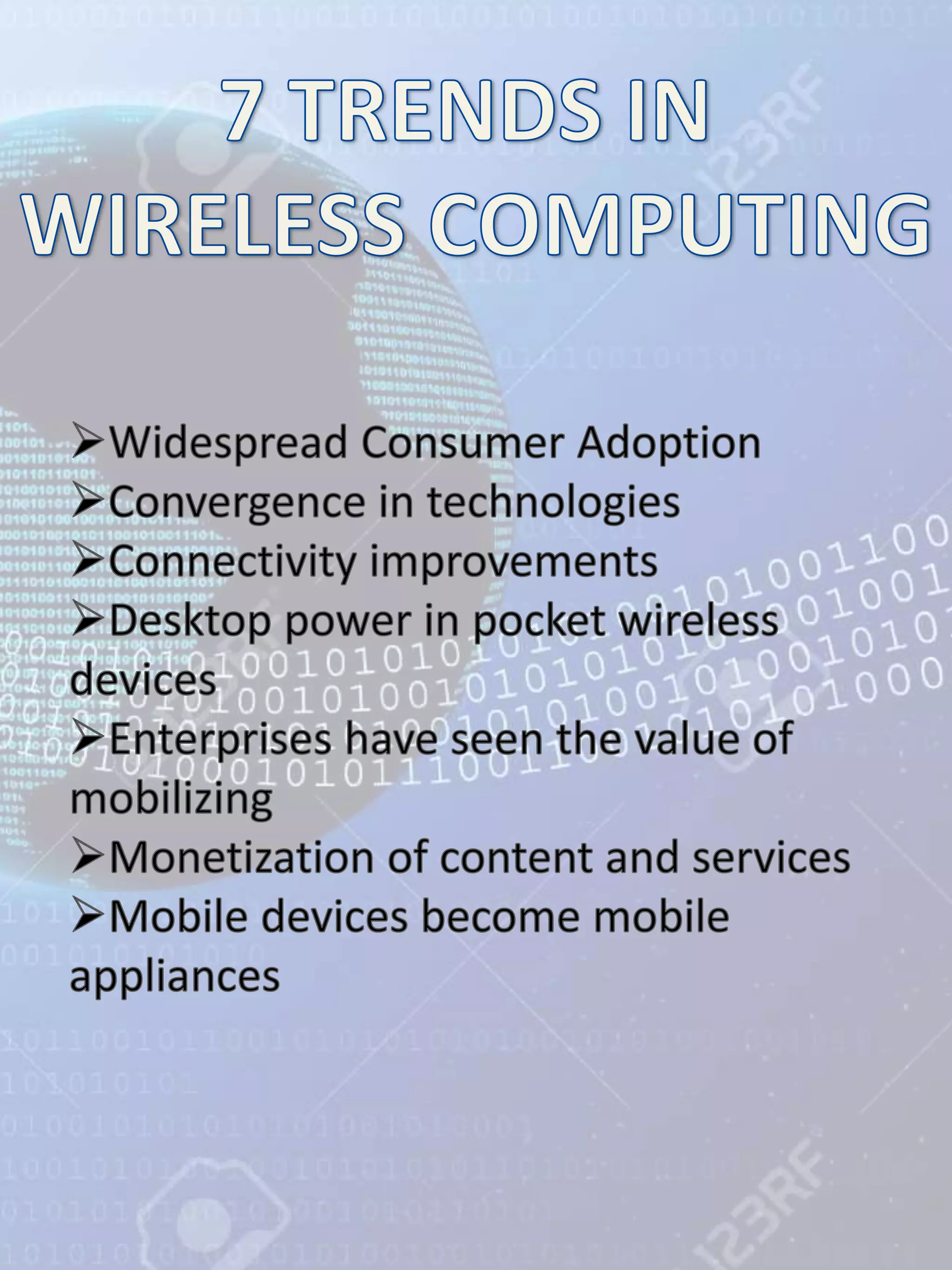 wireless trends | PPTX