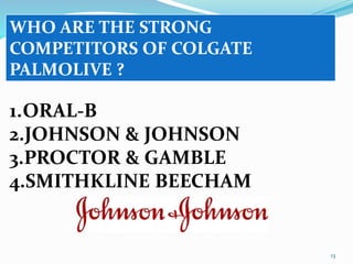 Case file : Colgate Palmolive Company : The Precision Toothbrush | PPT