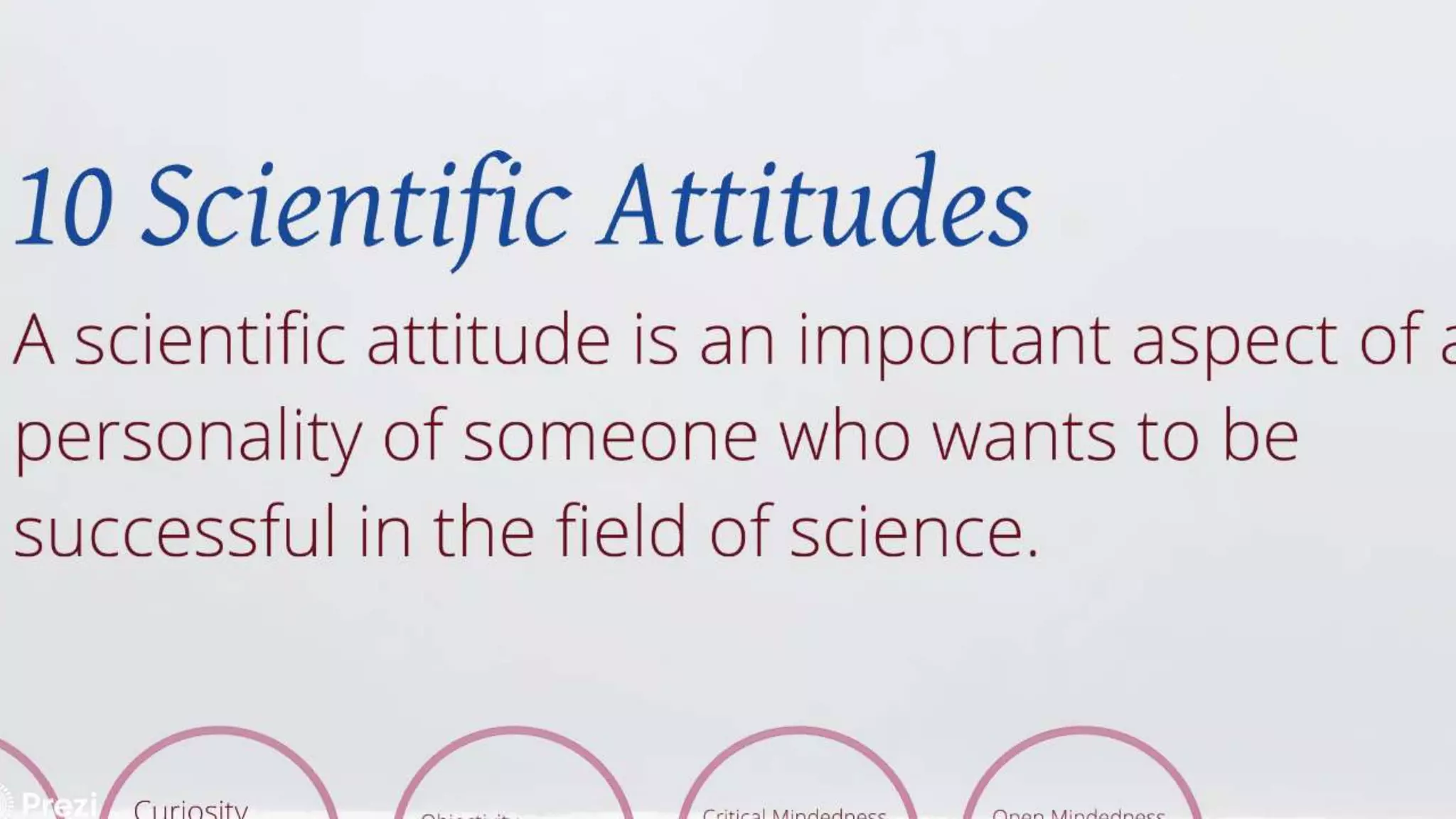 Scientific Attitudes | PPTX