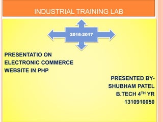 how create e_commerce website using php as a tool | PPTX