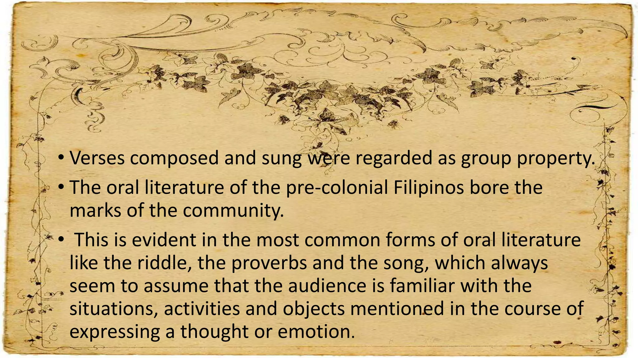 Pre-colonial and Spanish Colonial Text | PPTX