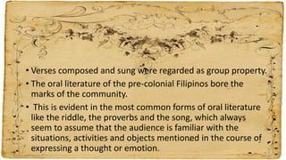 Pre-colonial and Spanish Colonial Text | PPTX