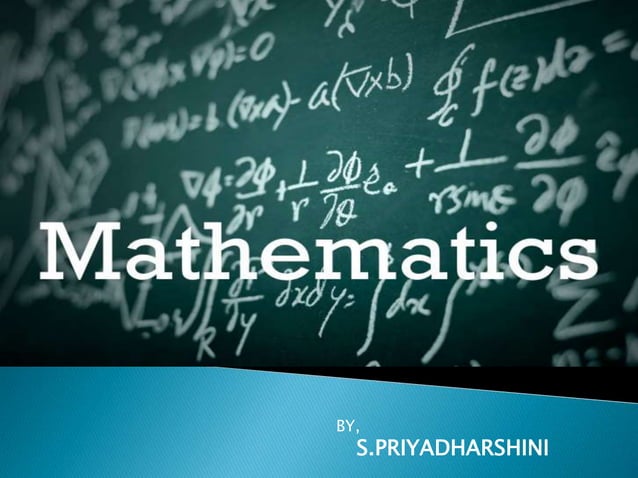 Mathematics | PPTX