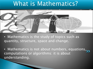 Mathematics | PPTX