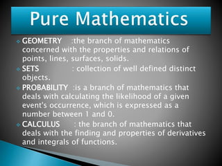 Mathematics | PPTX