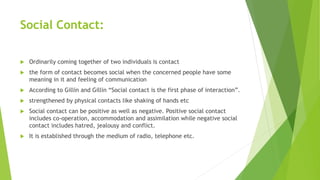 Social Interaction and social process | PPTX