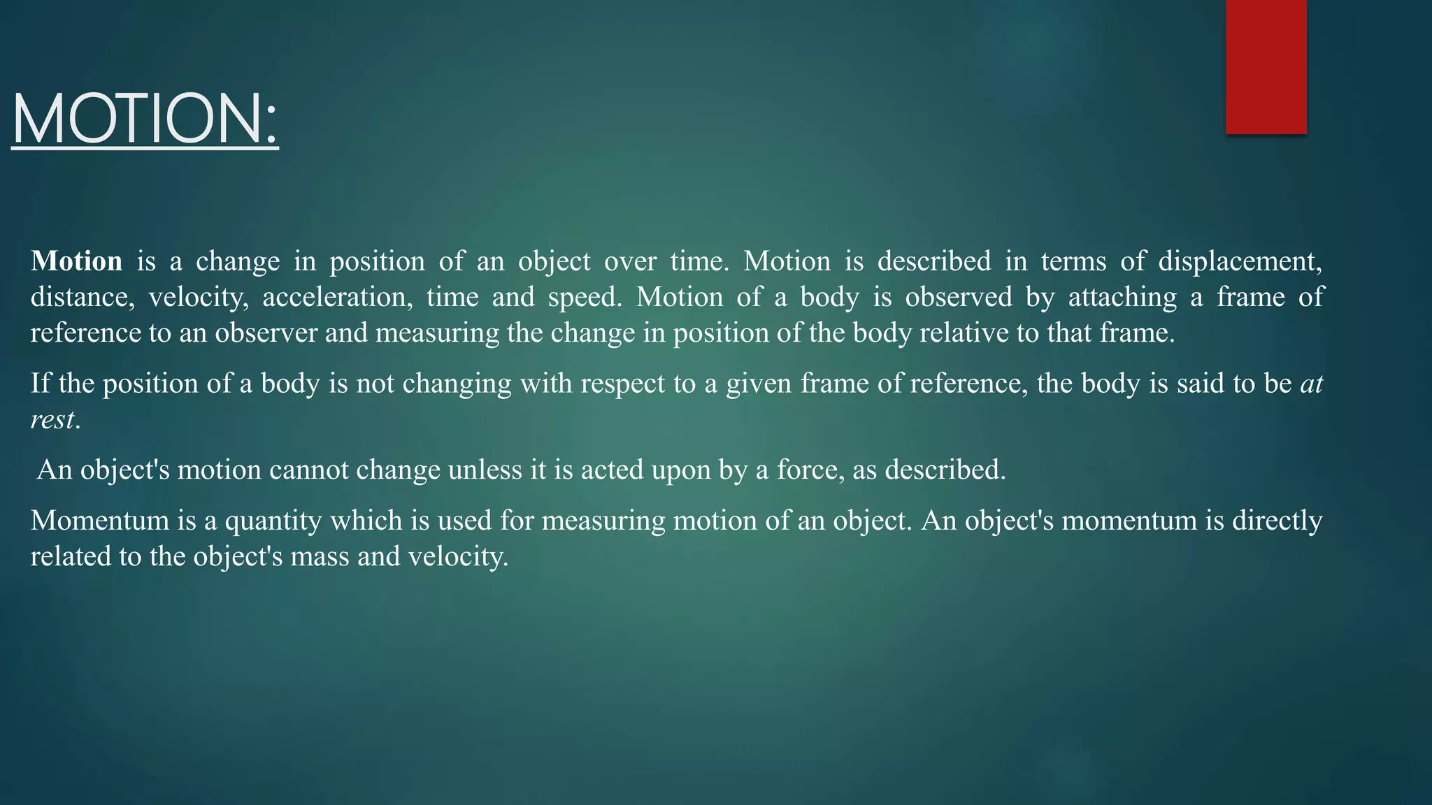 Introduction to Kinematics | PPTX