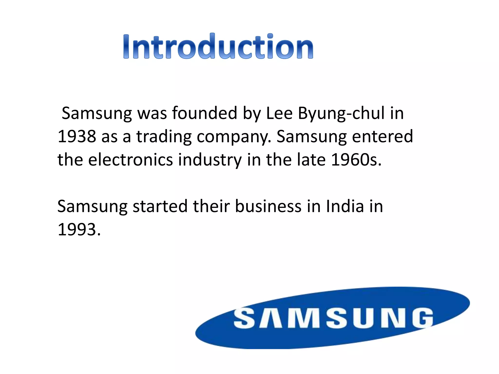marketing mix of samsung mobile ppt | PPTX