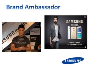 marketing mix of samsung mobile ppt | PPTX