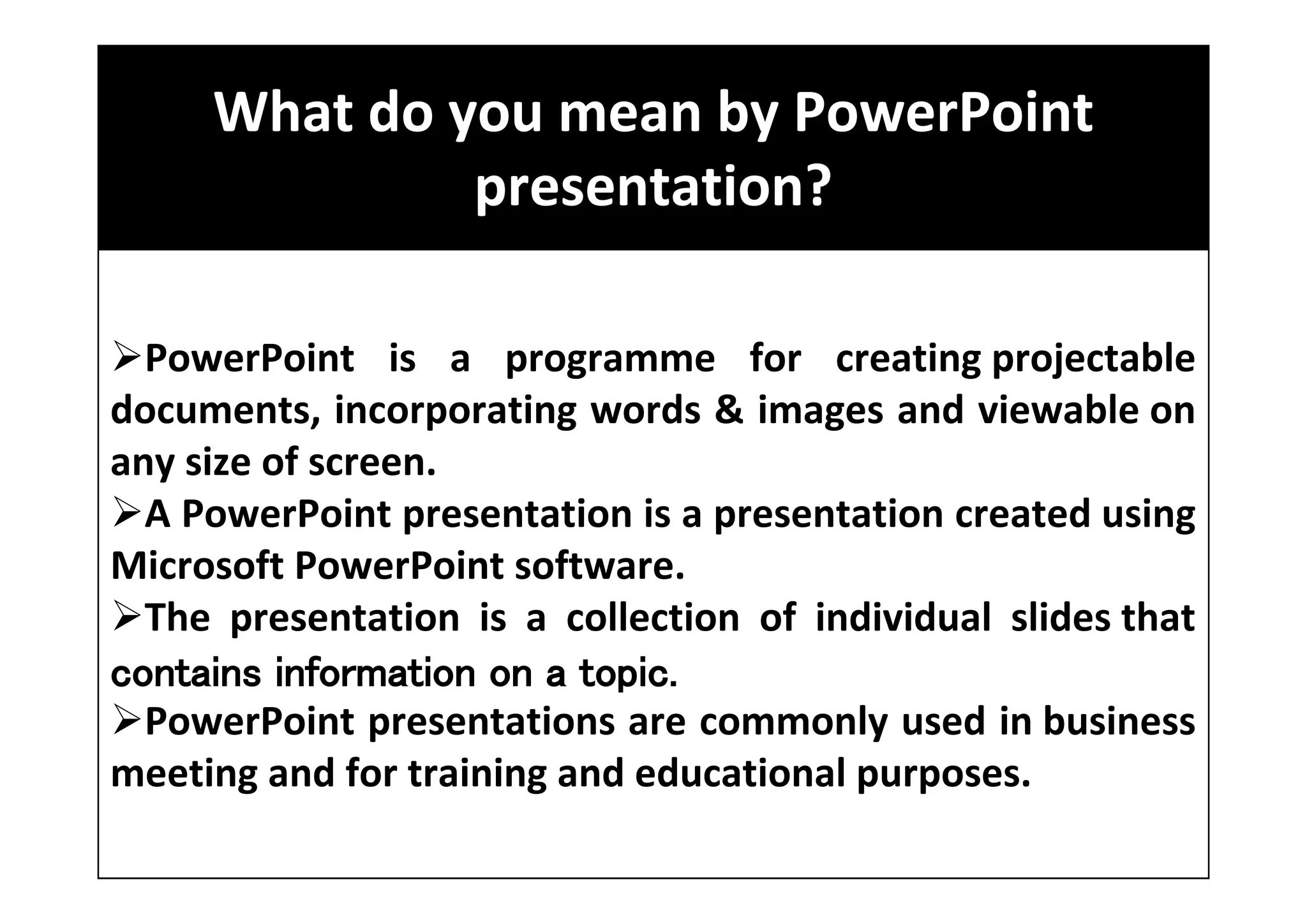 Effective powerpoint presentation | PDF