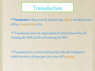 TRANSDUCTION | PPTX
