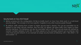 Basic Cisco ASA 5506-x Configuration (Firepower) | PPTX | Computer ...