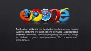 Computer Software and Application Software | PPT