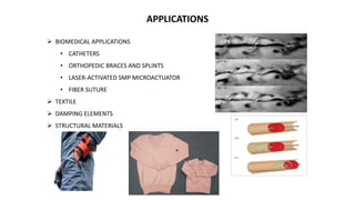 SHAPE MEMORY POLYMERS | PPTX
