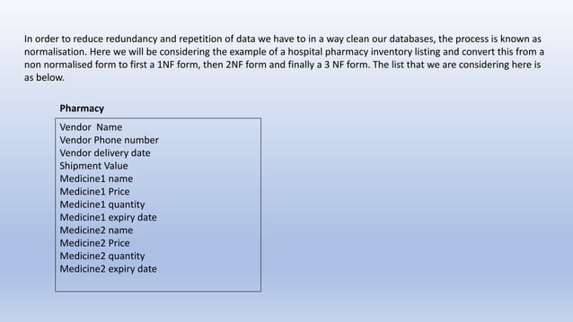 Normalisation Pptx Databases Computer Software And Applications