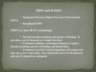 Narrowband ISDN | PPTX