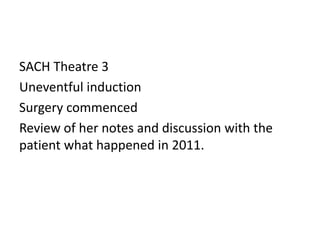 STOP Before Block - REGIONAL ANAESTHESIA safety check | PPTX | Surgery ...