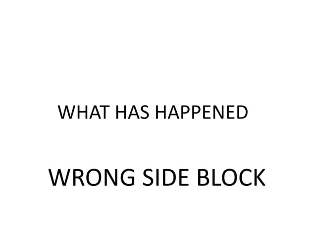 STOP Before Block - REGIONAL ANAESTHESIA safety check | PPTX | Surgery ...