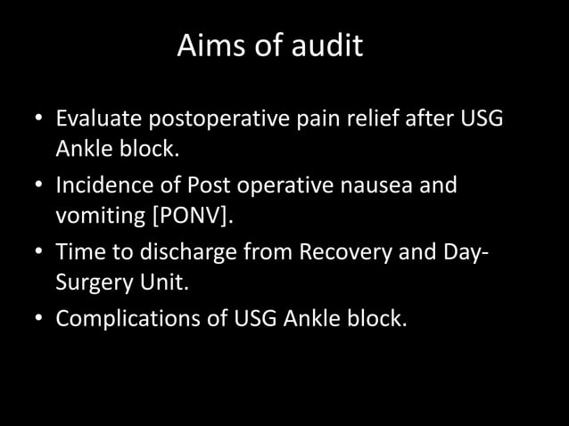 Ultrasound Guided Ankle Block | PPTX | Foot Health | Diseases and ...